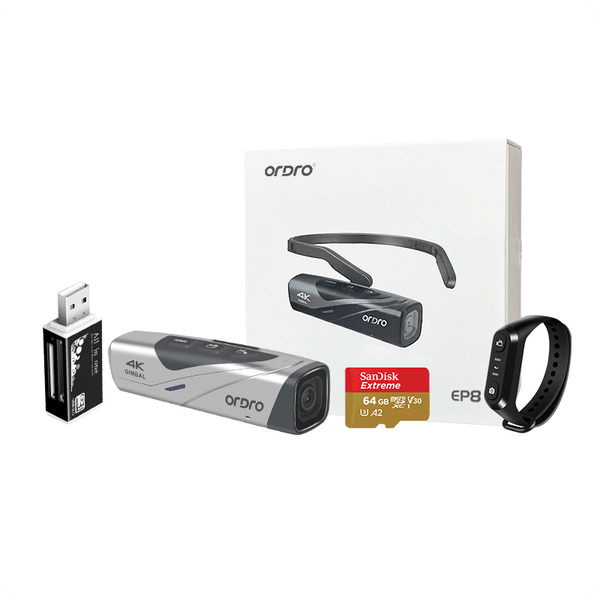 ORDRO EP8 4K FPV Head-Mounted VLOG Camera: 2-Axis Stabilized, Best ...